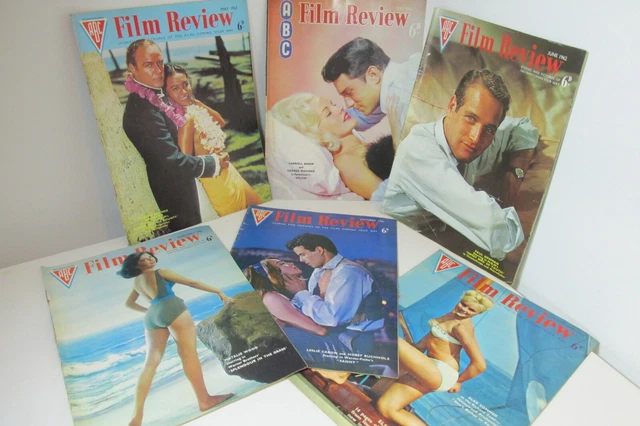 ABC FILM REVIEW x 6 issues, various 1960-1965, magazines, vintage £9.99 ...