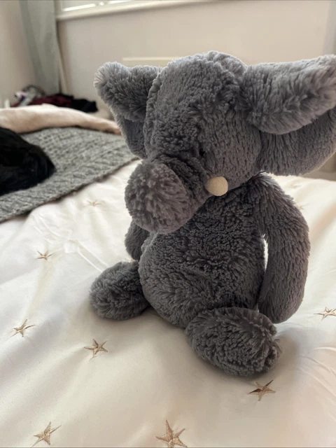JELLYCAT DUSKY BLUE Elephant Soft Toy Plush £21.50 - PicClick UK