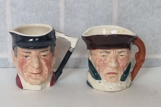 LANCASTER SANDLAND TOBY Mugs Small Pair Character Ware England £12.50 ...