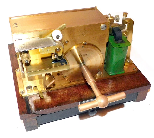 MORSE TELEGRAPH PRINTER / inker / recorder, (Dutch ?) £320.00 - PicClick UK