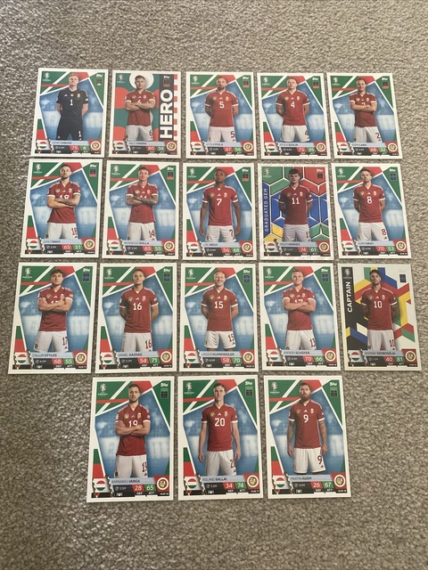 TOPPS UEFA EURO 2024 Match Attax -- Team Hungary -- 18 Cards -- Trading ...