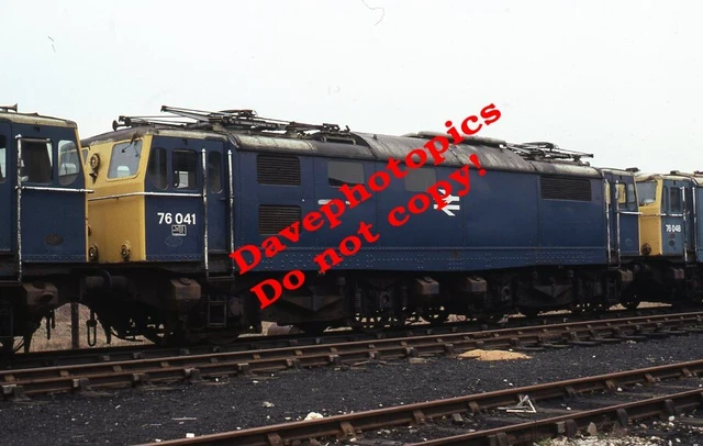 ORIGINAL 35MM Slide Railway Diesel /Steam 76041 @ Reddish Mar 1982 £3. ...