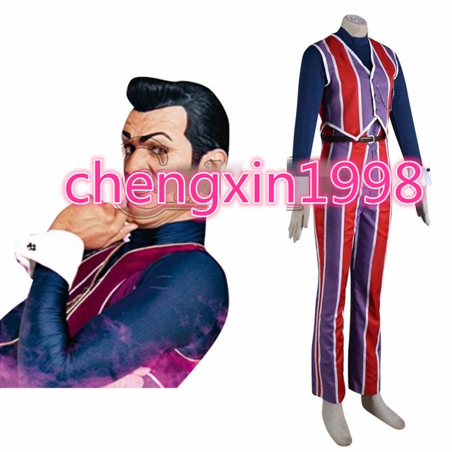 LAZYTOWN ROBBIE ROTTEN Costume Cosplay Adult's Vest Pants Shirt Cosplay ...