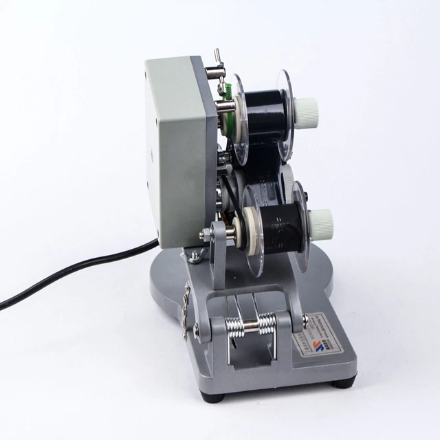 DY-8 MANUAL HOT Stamping Machine Ribbon Coding Date Batch Character ...