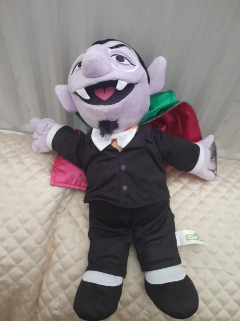 SESAME STREET Count Von Count Dracula 15” Soft Plush Toy 2021 Wl ...