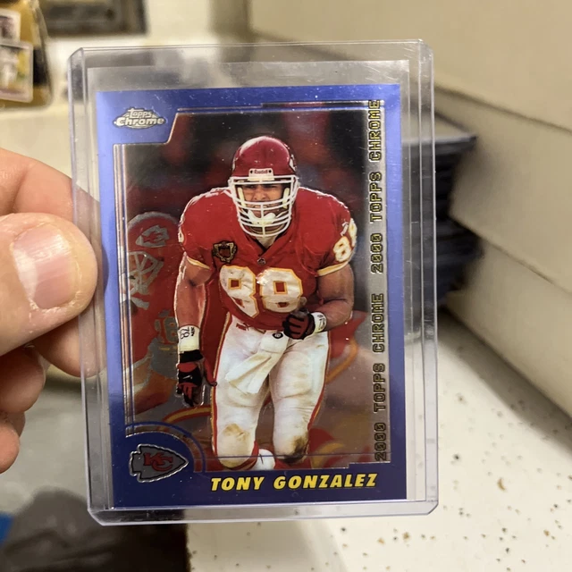 CARTE DE FOOTBALL chrome Tony Gonzalez 2000 Topps #53 Kansas City ...