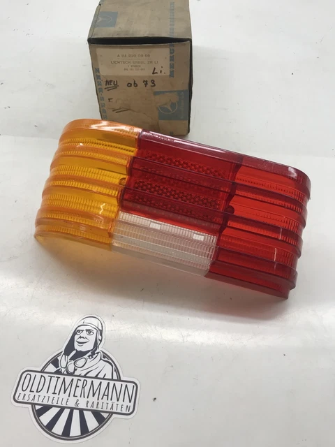 LICHTSCHEIBE STREUSCHEIBE RÜCKLEUCHTE links Mercedes W114 W115 NOS EUR 120,00 - PicClick DE