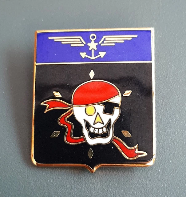 INSIGNE AÉRONAVALE FLOTTILLE 14F Crusader Marine 1980/1990s émail ...