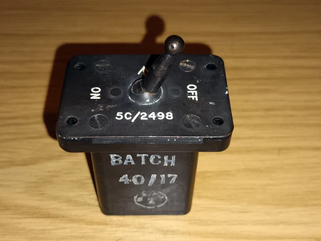 WWII WW2 40'S RAF 5CW/1968 Aircraft Cockpit Instrument Panel flip ...