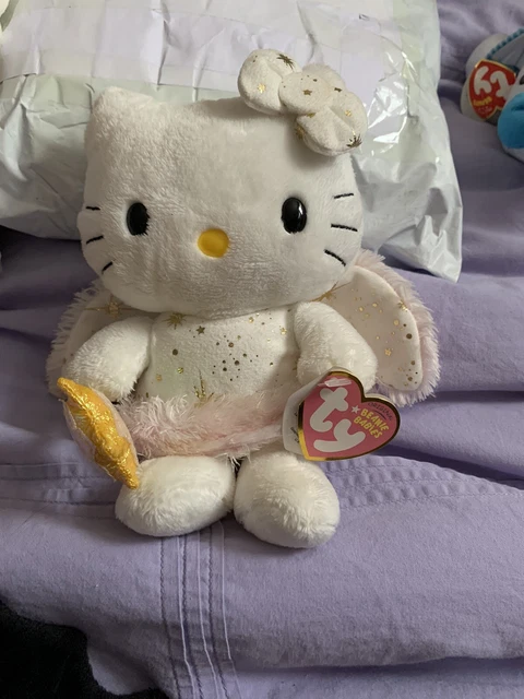 HELLO KITTY GOLD Angel Great Condition Tag Has Faded £10.00 - PicClick UK
