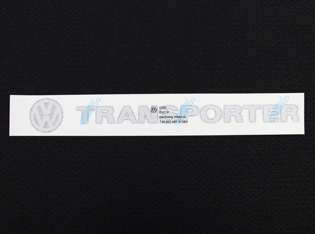 VW TRANSPORTER T5 T6 Lettering Emblem Logo Lettering Adhesive ...