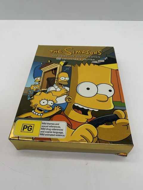 SIMPSONS, THE : Season 10 | Boxset (DVD, 1998) Collectors Edition - Pal ...