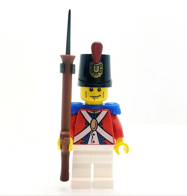 LEGO PIRATES IMPERIAL GUARD REDCOAT SOLDIER MINIFIGS MUSKET + BAYONET ...