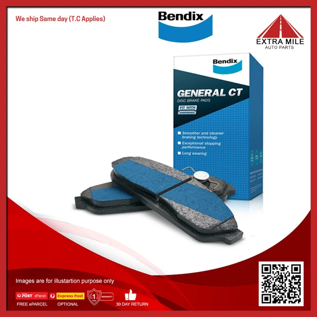 BENDIX GENERAL CT Brake Pad Set Front For Honda Integra [DA] 1.6L 88kW 1986-1989 EUR 62,50 ...