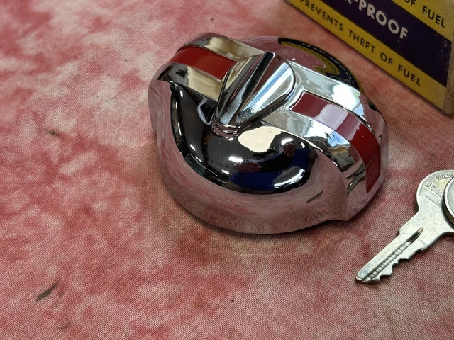 NOS STANT G-82 locking gas cap 1950-1957 Cadillac Chevy Chrysler Hudson ...