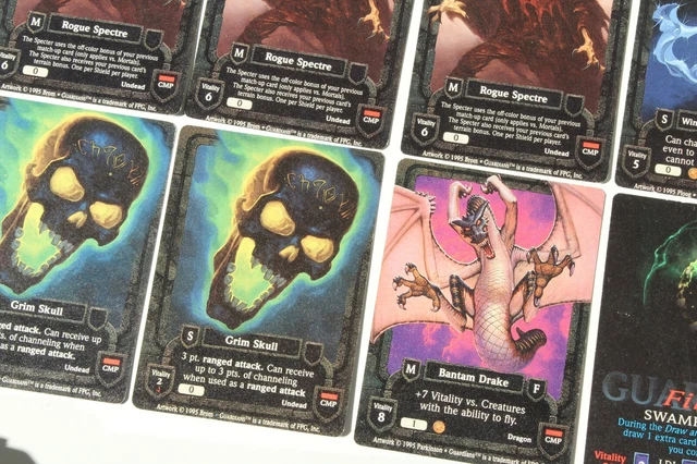 LOT 12 GUARDIANS CCG Finn Grim Skull Bantam Drake Wailing Specter Rogue ...