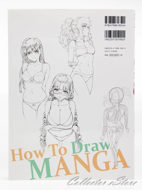 How To Draw Manga Girl Body Kata Kyara Kotsu To Nikkan Wo Air Dhl £