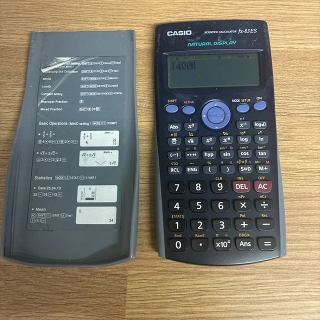 CASIO FX-83ES SCIENTIFIC Calculator GCSE/A Level Approved Fully Working £5.43 - PicClick UK