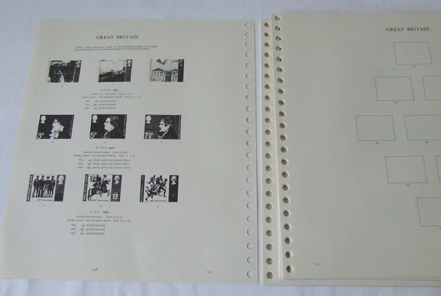 STANLEY GIBBONS WINDSOR Sovereign Great Britain 1971-78 Stamp Album ...