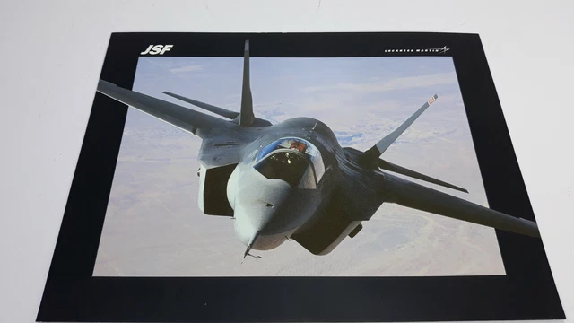 JSF JOINT STRIKE Fighter Lockheed Martin 8.5”x11” Promo Photo Print W ...