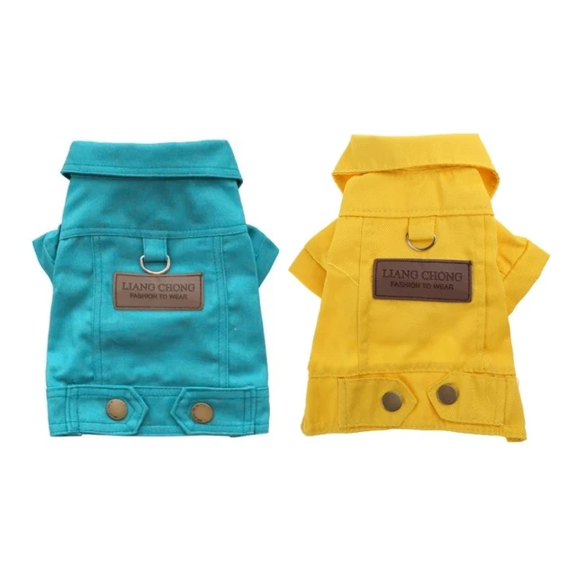 PET DOG BEAUTIFUL Pet Clothes Dog Tractions Denims Jackets for Autumns ...