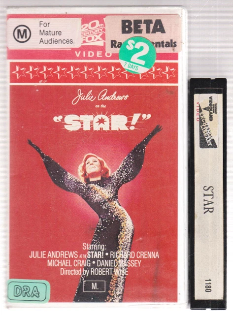 RARE BETA VIDEO Tape STAR! Small Box Ex-Rental Betamax Fox Julie ...