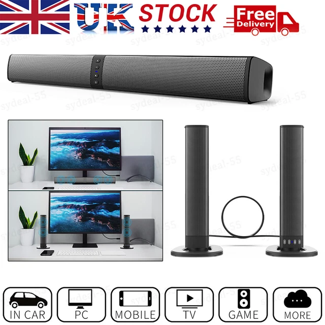 TV SOUND BAR Detachable Wireless Bluetooth Speaker Home Theater ...