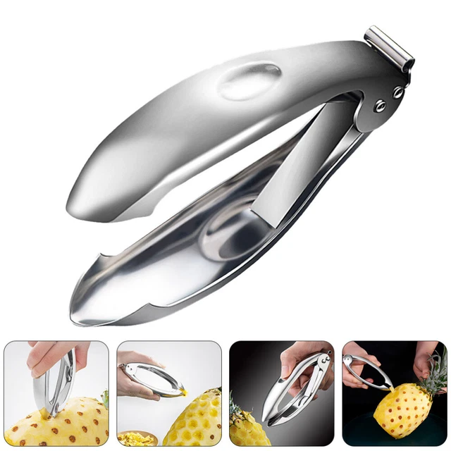 STRAWBERRY CORE REMOVER Pineapple Eye Peeler Stainless Steel £7.70 ...