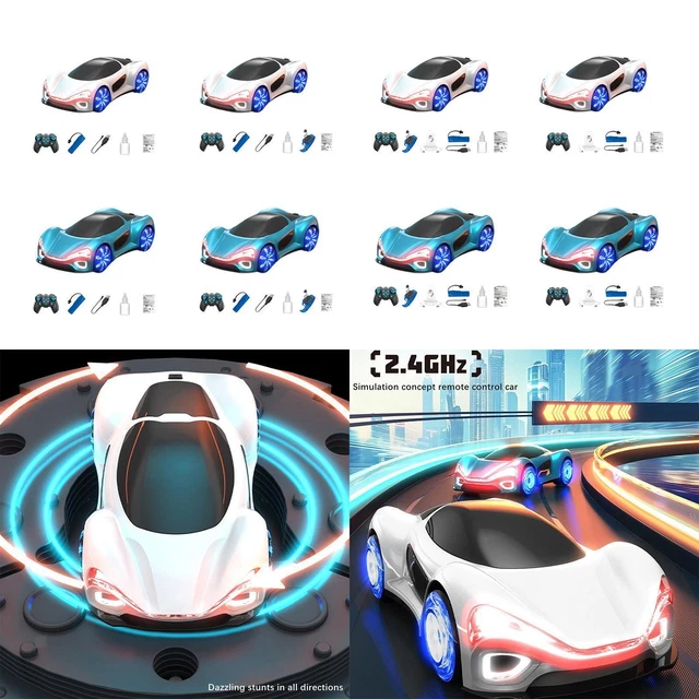 RC STUNT VEHICLE Model Multi Directional Driving with LED RC Drift Car ...