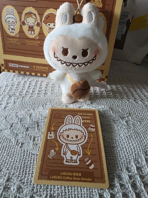 AUTHENTIC POPMART POP BEAN Coffee Factory Series- Crybaby Plush Pendant ...