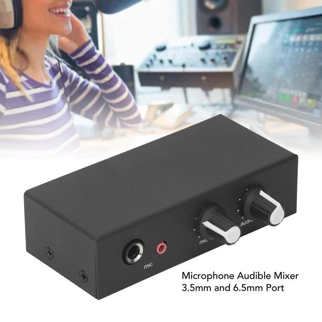 PRÉAMPLIFICATEUR DE SON Stéréo, Petit Micro, Ampli pour Casque EUR 49 ...
