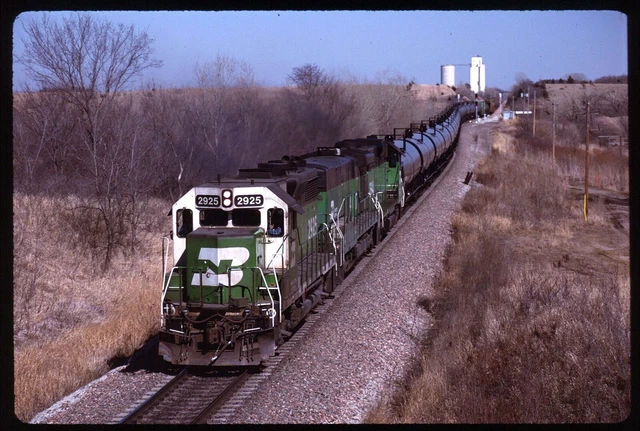 TOBOGGAN FERROVIAIRE ORIGINAL - BN Burlington Northern 2925+ Pleasant Dale NE 3-8-1997 EUR 5,57 ...