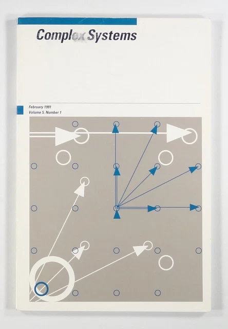 1991 FEB COMPLEX SYSTEMS Stephen Wolfram GAME OF LIFE evolutionary ...