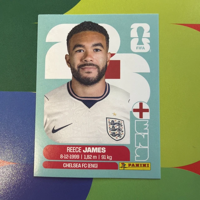 PANINI FIFA WORLD Cup 2026 Official Sticker Collection - England -Reece ...