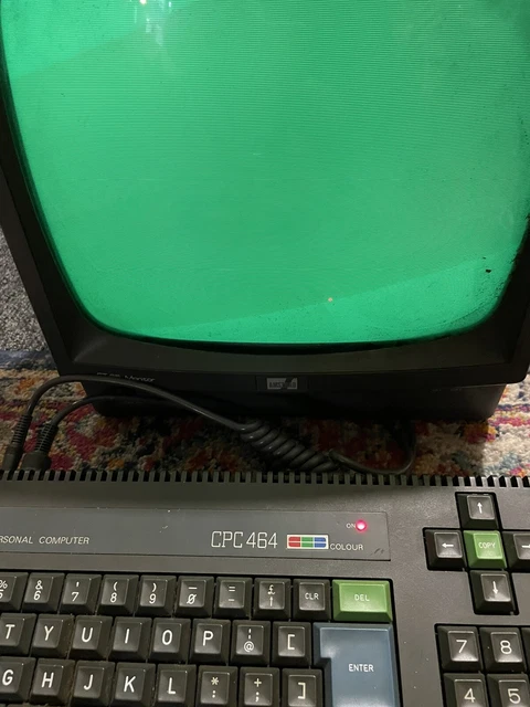 VINTAGE - AMSTRAD CPC 464 - Keyboard & Monitor + Joystick £59.99 ...