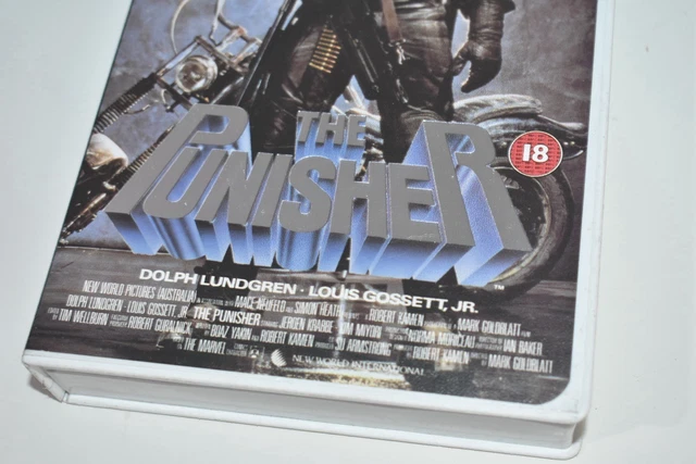 THE PUNISHER VHS Big Box Ex Rental 1988 20 20 Vision Dolph Lundgren ...
