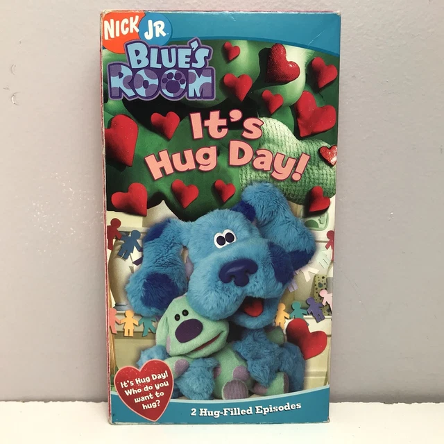 NICK JR BLUE’S Clues Blues Room It’s Hug Day! VHS Video Tape ...