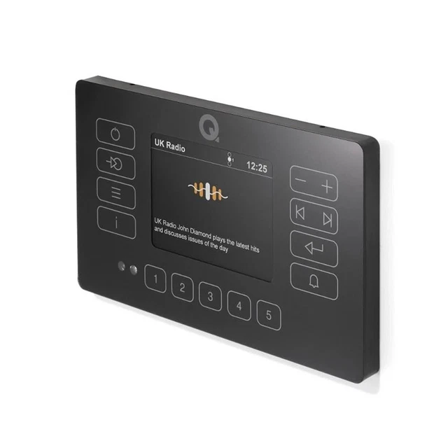 Q ACOUSTICS E120 Bluetooth Wall Amplifier with DAB+ Touch Panel Control ...