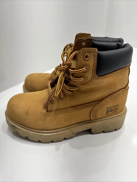 TIMBERLAND PRO SAWHORSE Composite Toe Work Boots Wheat Men’s 4.5W £31. ...