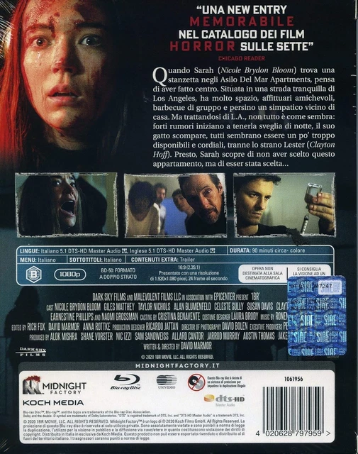 1 BR – Benvenuti Nell'incubo (Blu-ray) Giles Matthey Taylor Nichols EUR ...