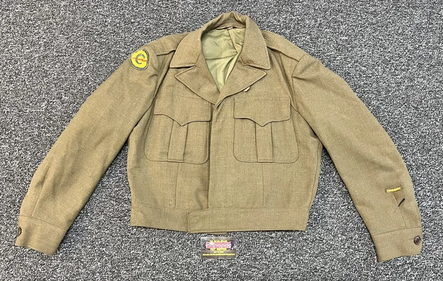 POST WWII US Army Constabulary Uniform Ike Jacket Size 38S 1946 ...