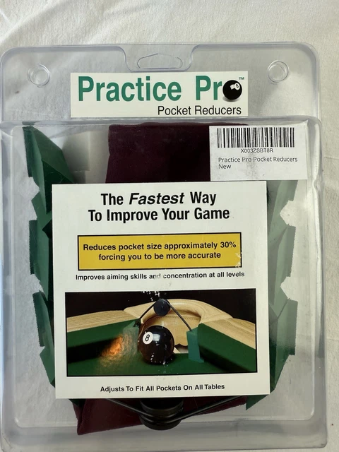 NEW PRACTICE PRO Pocket Reducers Set of 6 for Pool Tables - Billiards ...