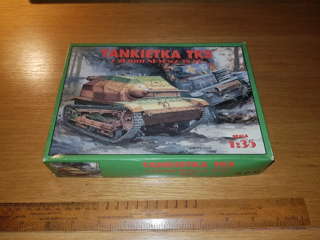 1/35 POLISH TANKIETKA TKS 20mm Canon Tankette Variant Model Kit - RPM ...