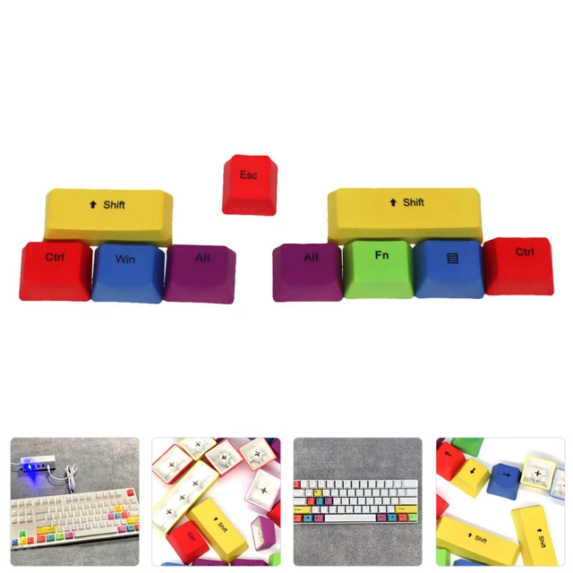 KEYCAP FLOATING MECHANICAL Keyboard Keycaps Double Shot PBT £7.30 ...