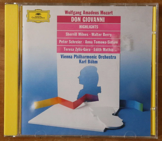 MOZART - DON Giovanni Highlights - Vienna Philharmonic / Karl Bohm - CD ...