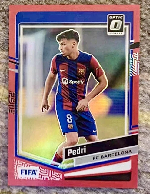 PEDRI 2023-24 PANINI Donruss Optic Soccer /299 FIFA Red FC Barcelone ...