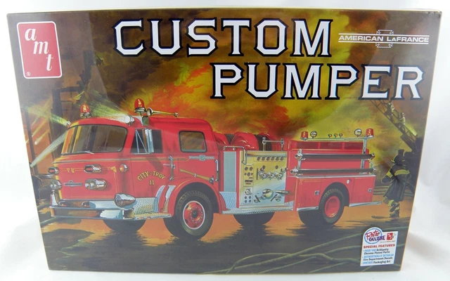 1:25 SCALE AMERICAN LaFrance Custom Pumper Fire Truck Model Kit - AMT ...