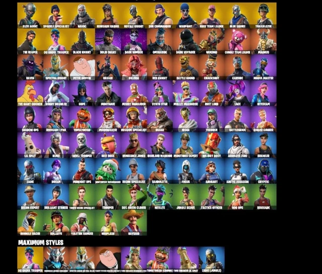 |PC/XBOX/PLAYSTATION| OG SEASON 1 FN ACCOUNT. STACKED. RENEGADE RAIDER ...