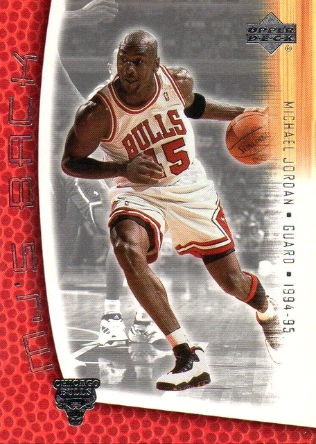 2001-02 UPPER DECK Michael Jordan Mj's Back 45 Jersey #Mj-54 Basketball ...