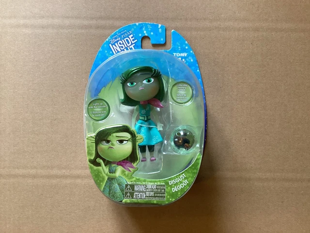 MINI FIGURE DISNEY Pixar Inside Out Disgust Nuova Con Scatola Tomy ...